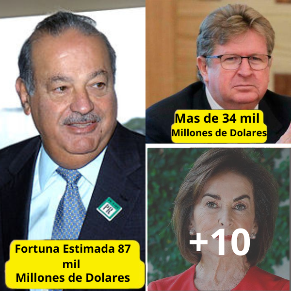 Top 10 personas mas ricas de Latinoamérica